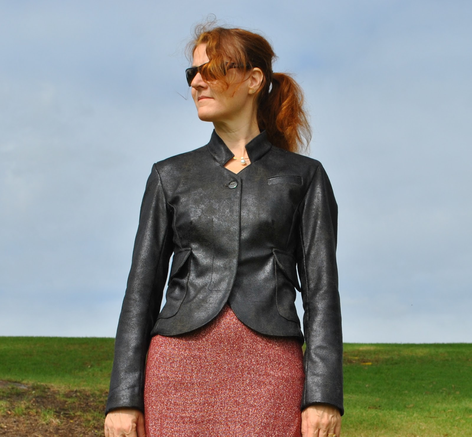 BurdaStyle Magazine Stand Collar Jacket 08-2010-113 pattern review by ...