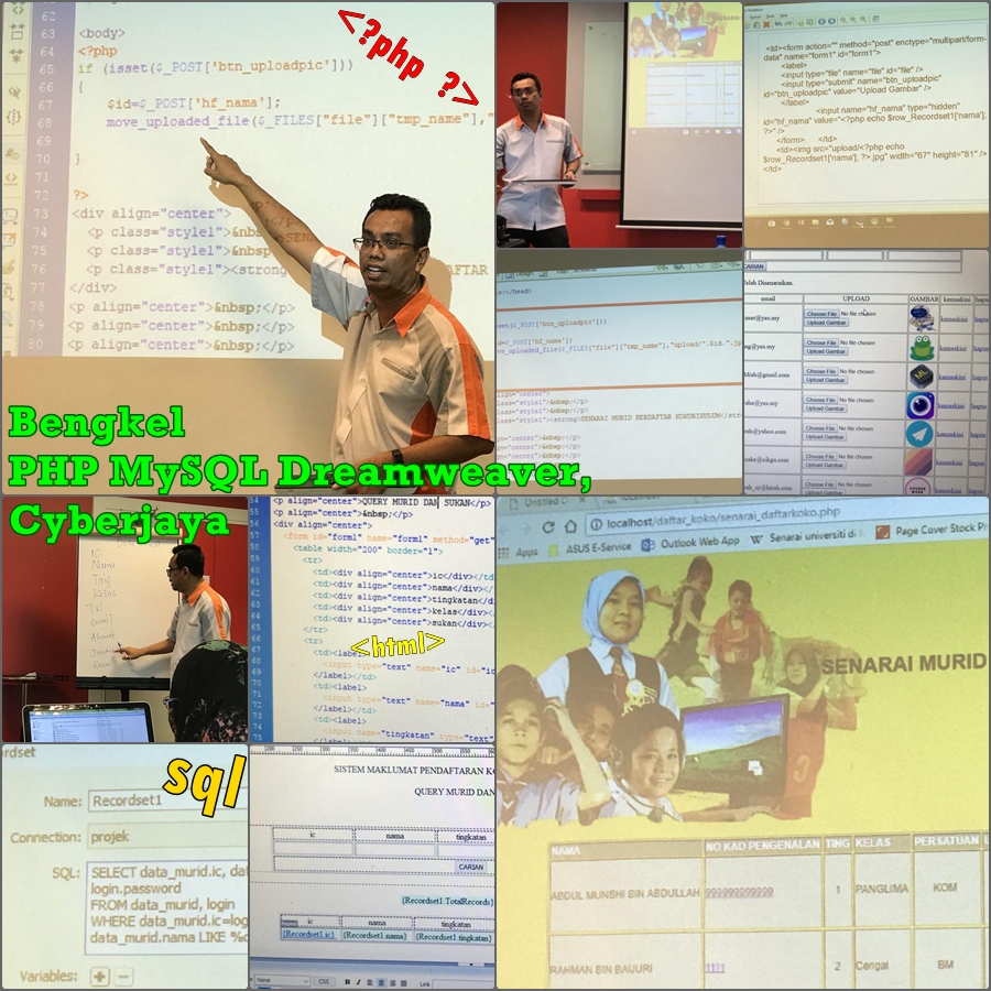 Blog Belajar ICT Cikgu Farid: Bengkel PHP, MySQL, DW, USBWebserver