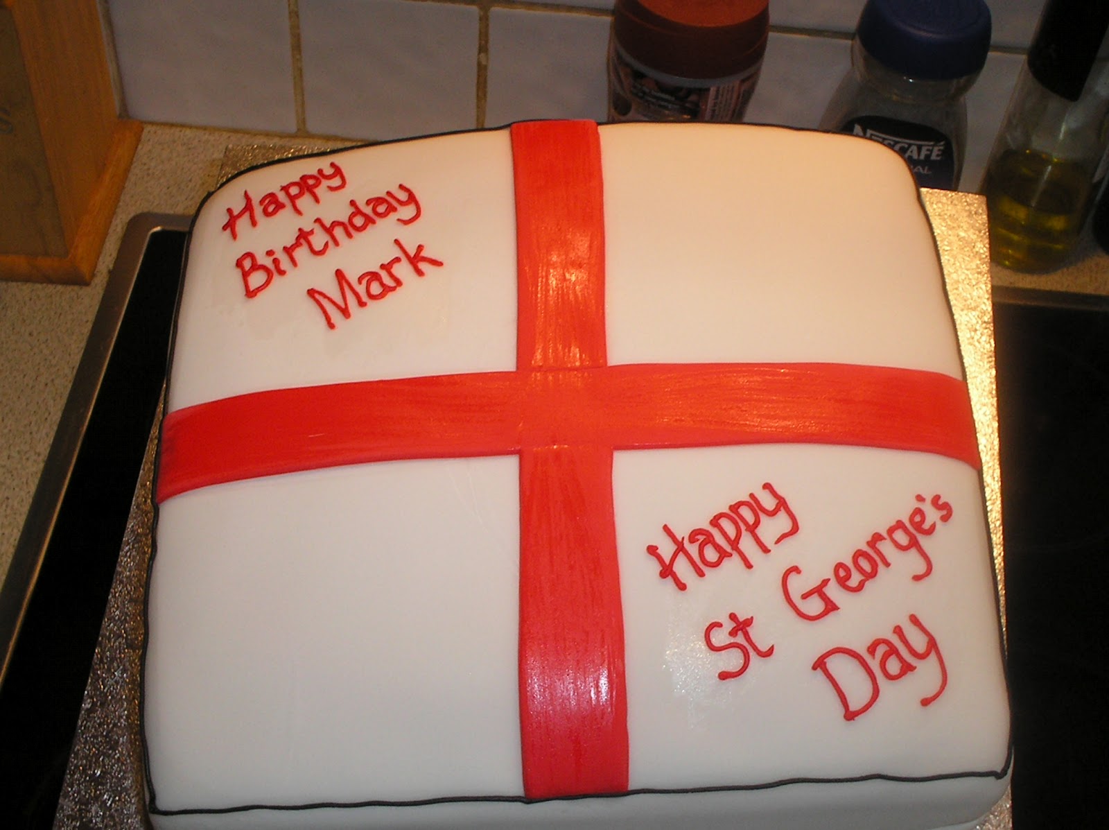 Nicky's Cakes: St George's Day Cake