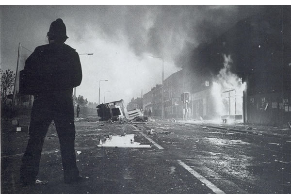 teifidancer: The Toxteth Uprising of July 1981.