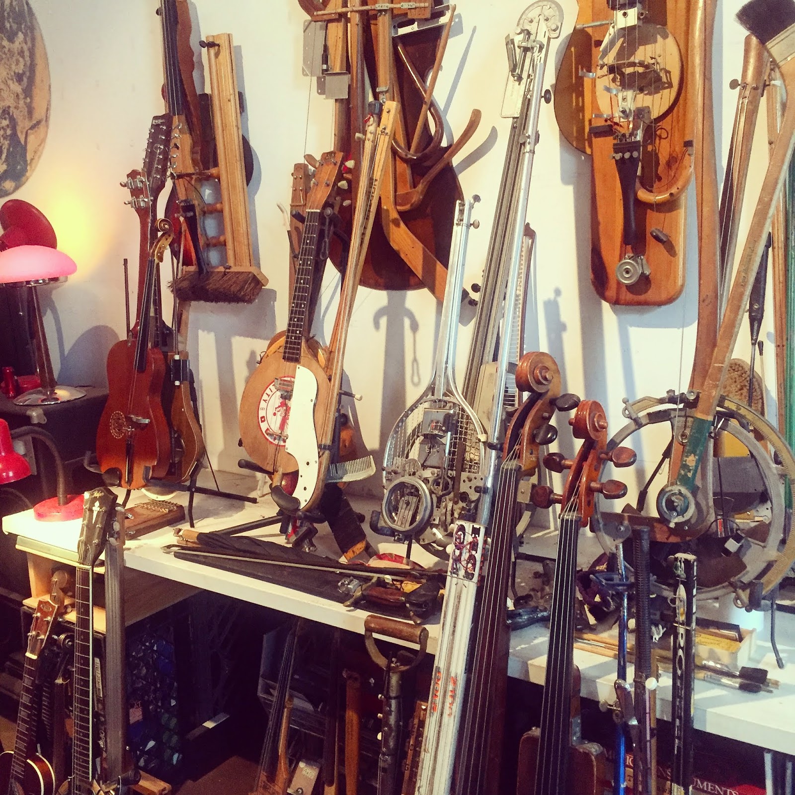 Sense & the City: SIGHT & SOUND: Ken Butler's hybrid instruments