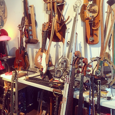 Sense & the City: SIGHT & SOUND: Ken Butler's hybrid instruments