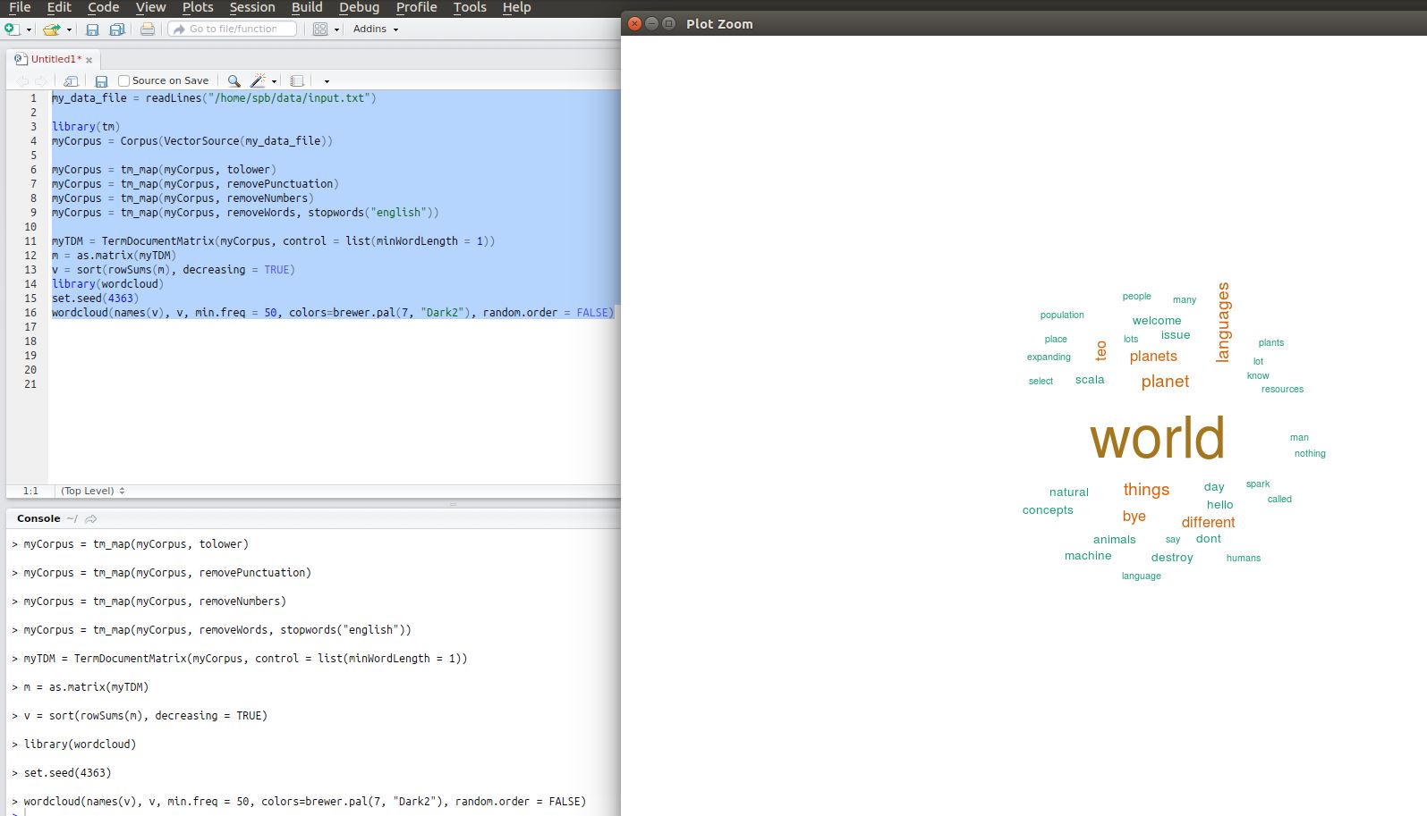 LINUX & HPC : Advanced Large Scale Computing at a Glance !: Text Mining ...