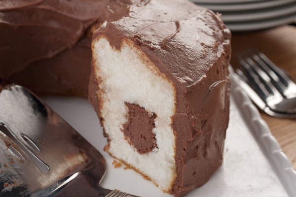 Heavenly Surprise Angel Cake