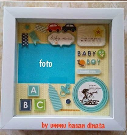 Scrap Frame Tema Baby Boy