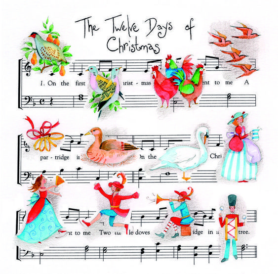 Antiques And Teacups: 12 Days Of Christmas... the 1st 6 Days... Sorta...