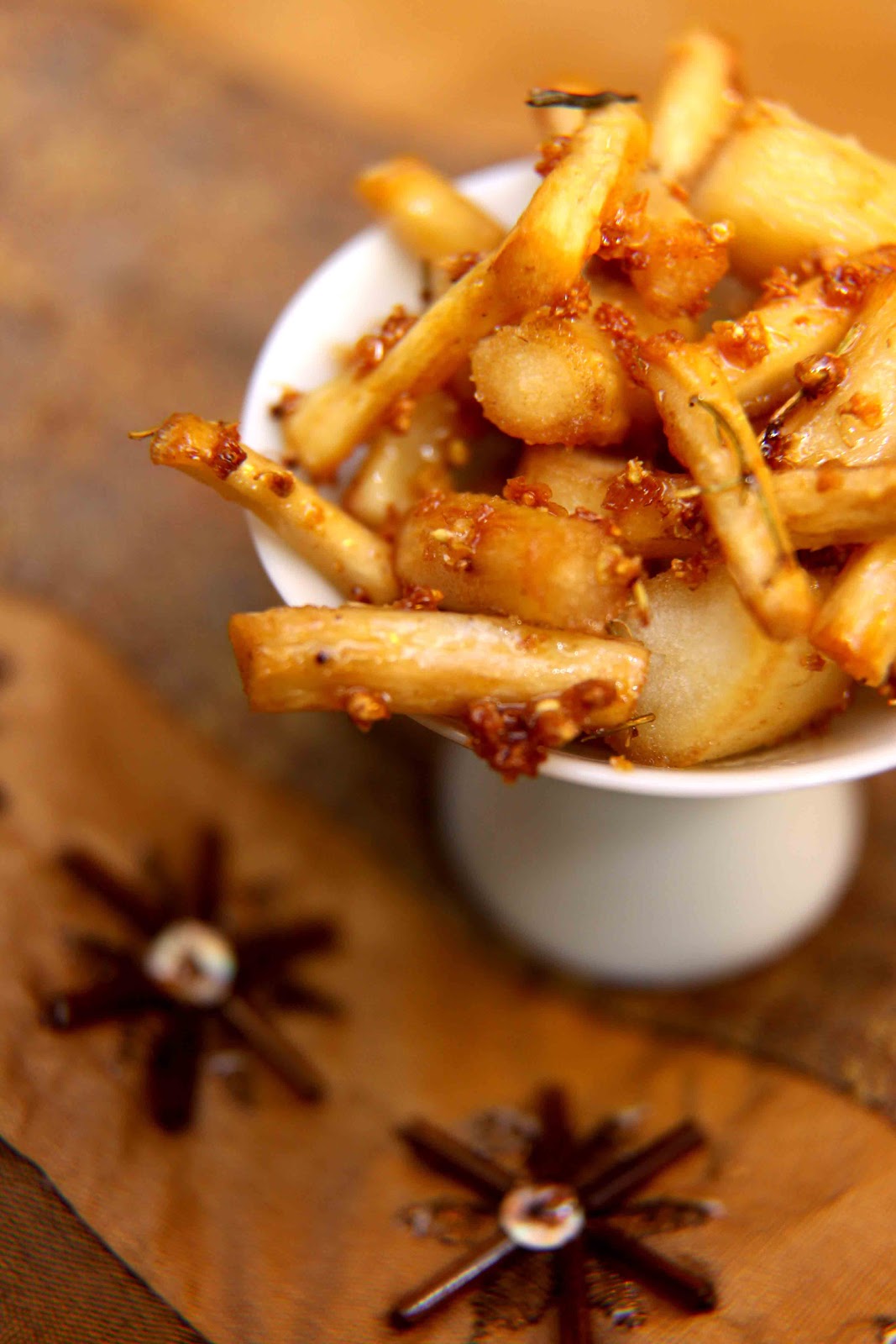 Wild About Salsify (Recipe for Salsify Pan-Glazed with Elder Flower Honey)