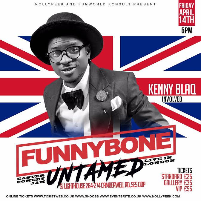 London! Are u ready for Funnybone untamed Easter Comedy Jam