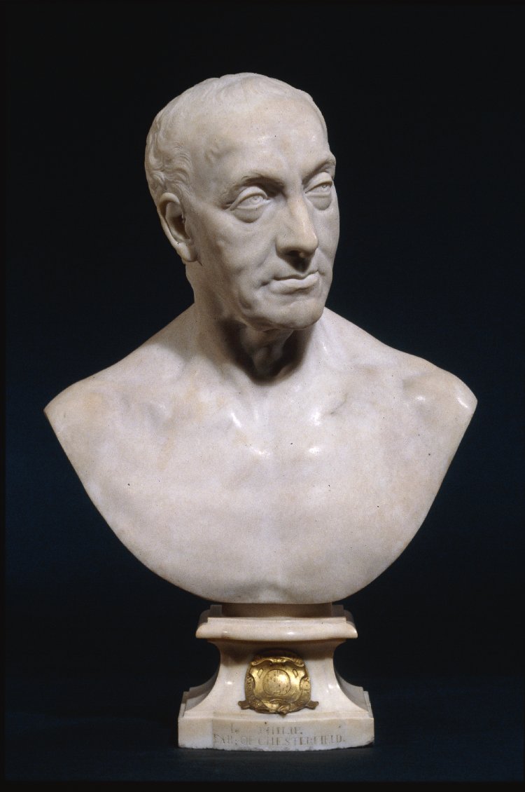 Bath, Art and Architecture: Bust of Lord Chesterfield by Joseph Wilton