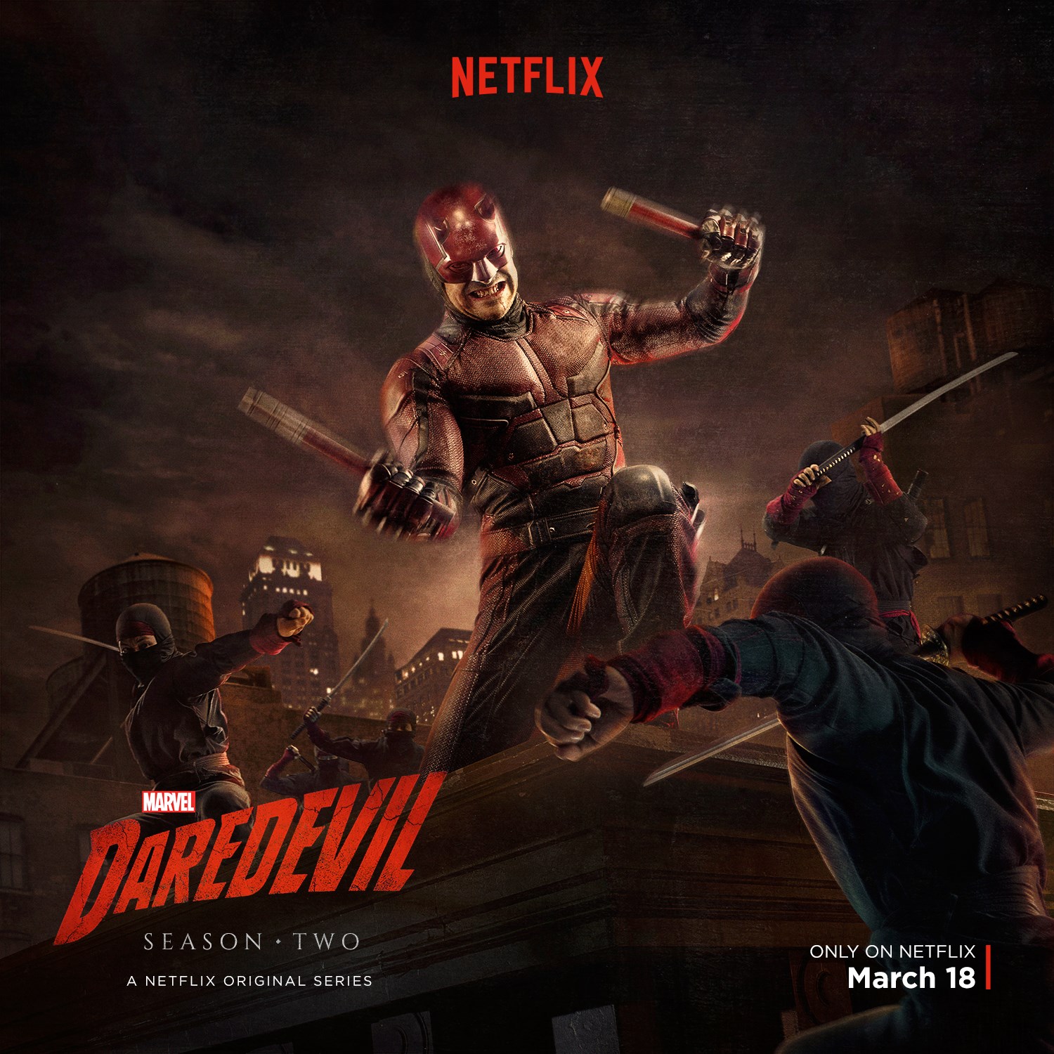 Cape and Cowl: Daredevil Fights for Hell's Kitchen in New Poster