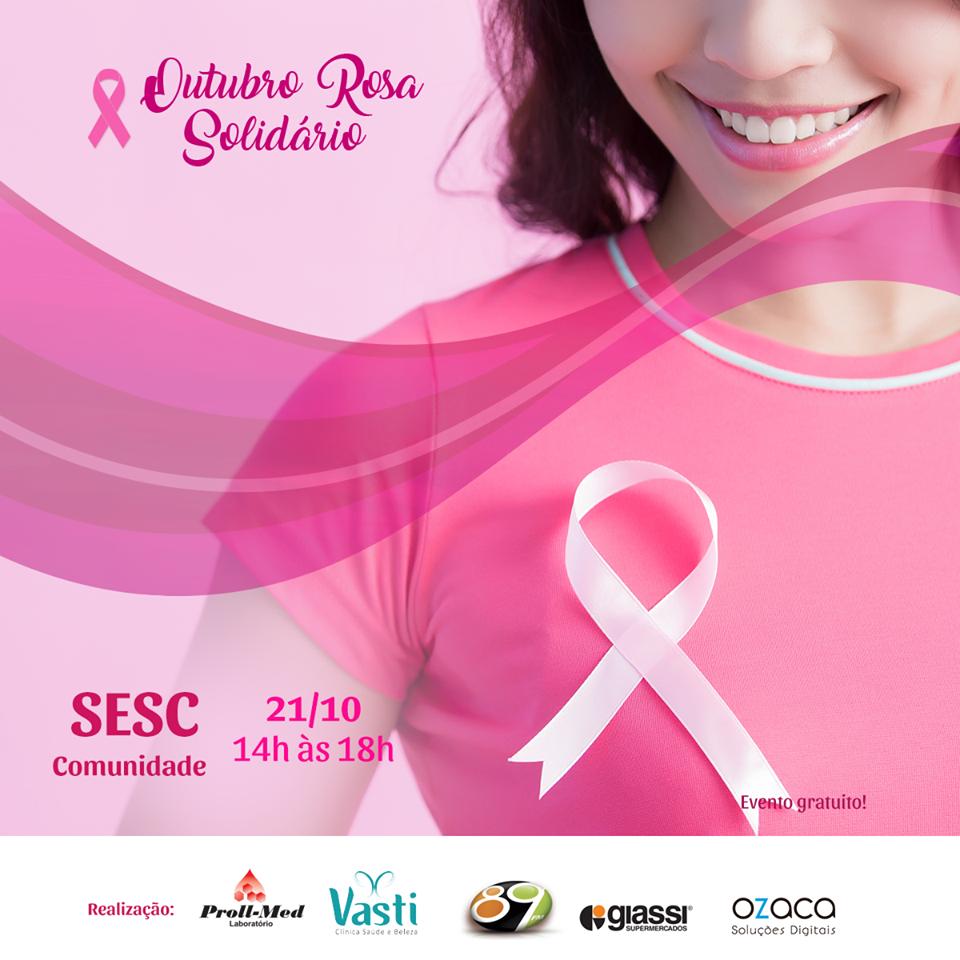 Circulando na Vila : Convite para evento do Outubro Rosa