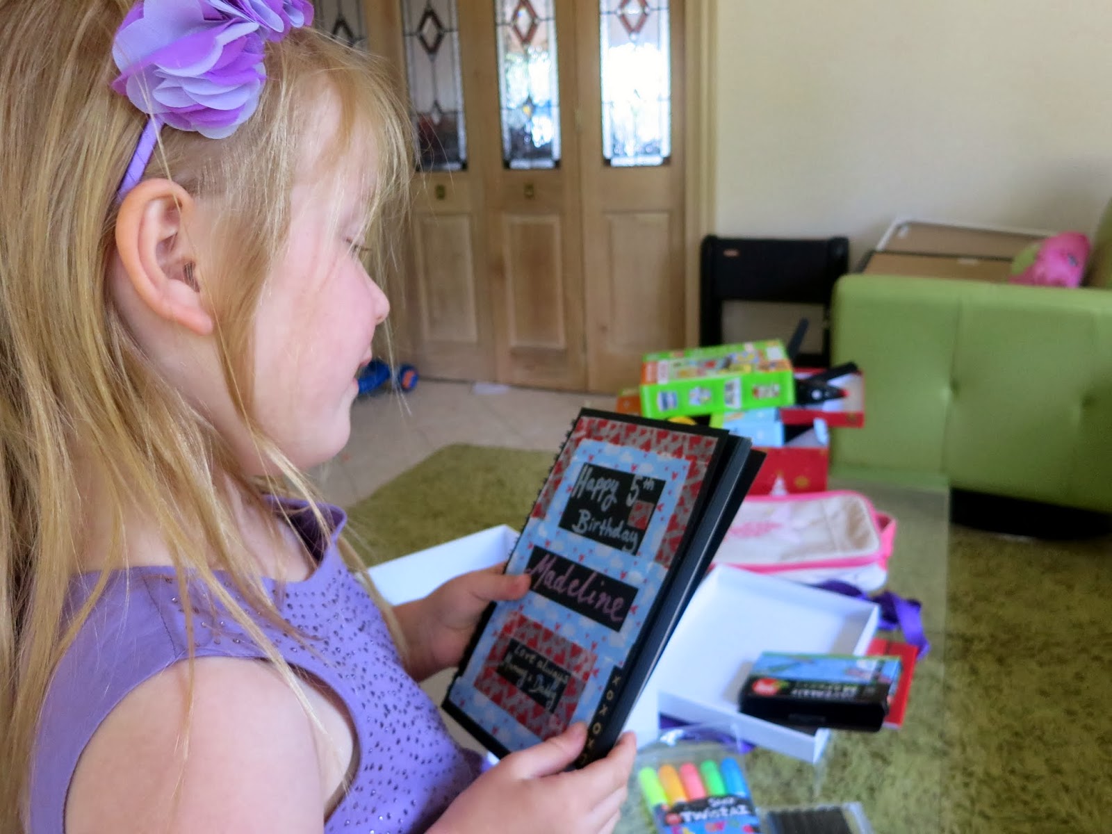 Learn with Play at Home: Enticing Literacy. DIY Writing Box for kids.