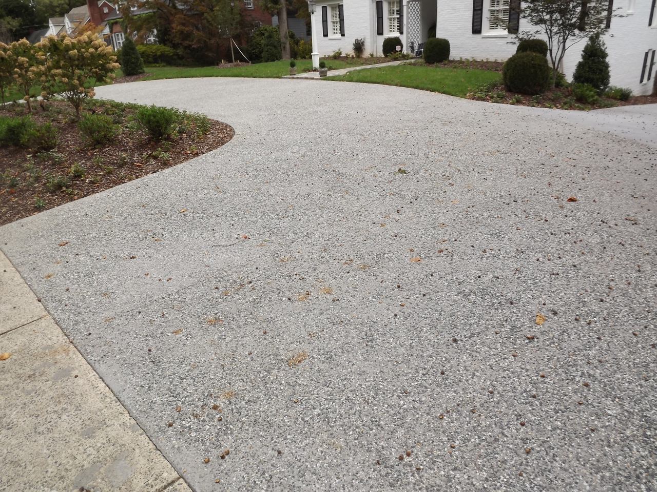 Atlantic Coast Concrete: Custom Exposed Aggregate French Grey Buena Vista