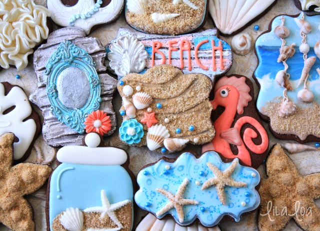 How to Make Wavy Sand Beach Cookies