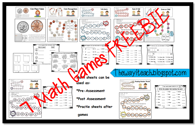 Kindergarten Math Games