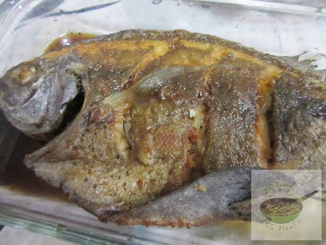 Fried Pompano with a Tangy Sauce