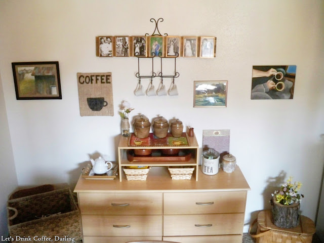Let's Drink Coffee, Darling: Making Our Apartment Our Home: Coffee Bar ...