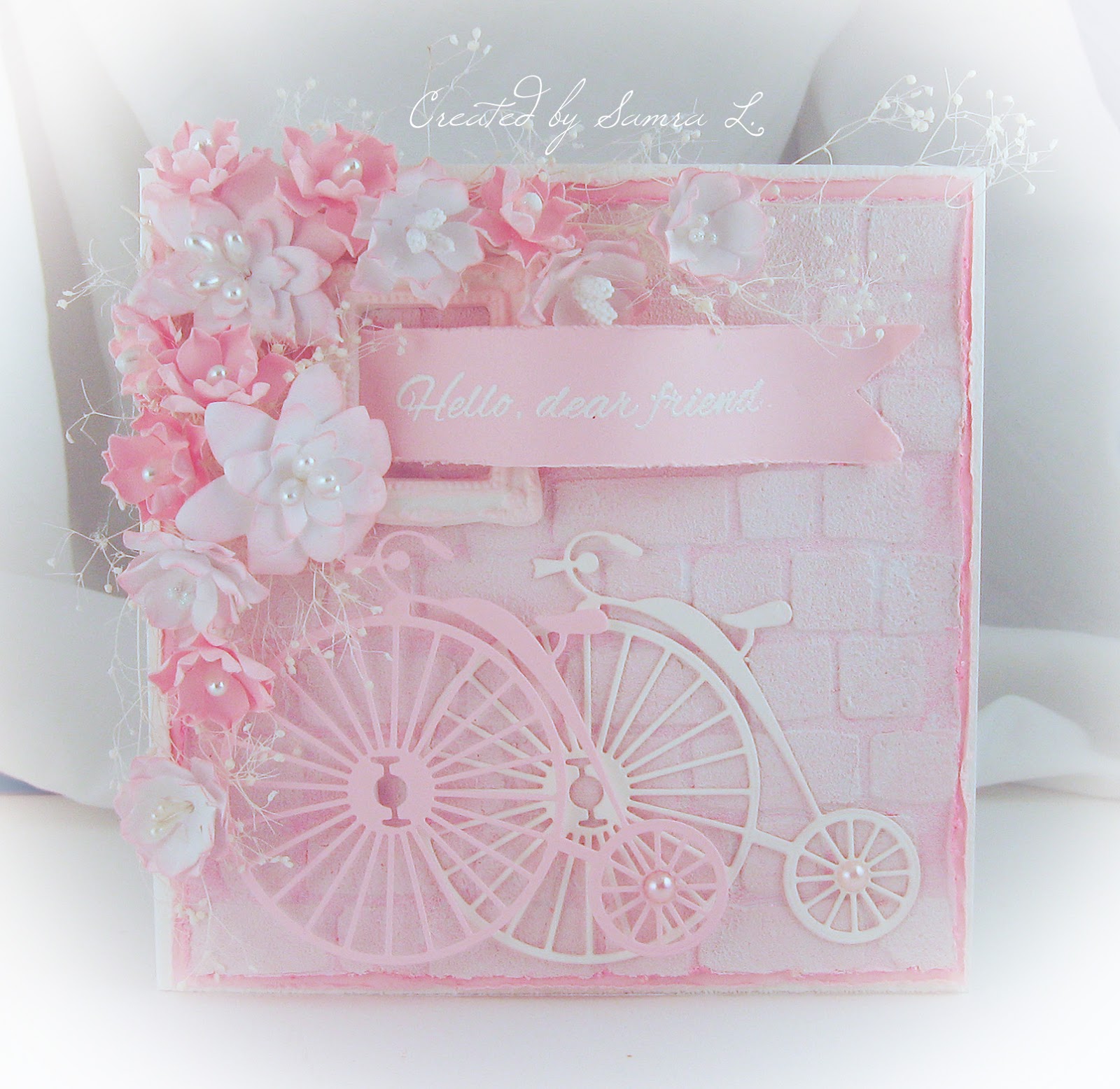 Paper Talk With Samra: Vintage Hello Dear Friend Card