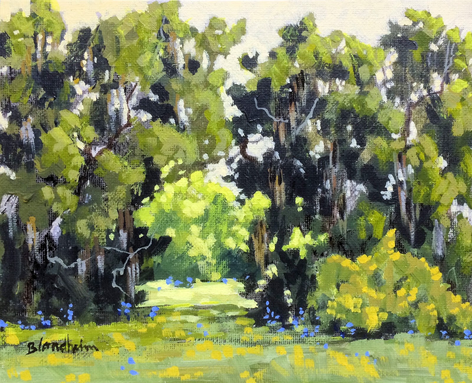 Tree Painter: Trees Painting Study