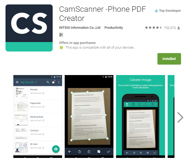 Top 10 Scanner Apps for Working Professionals