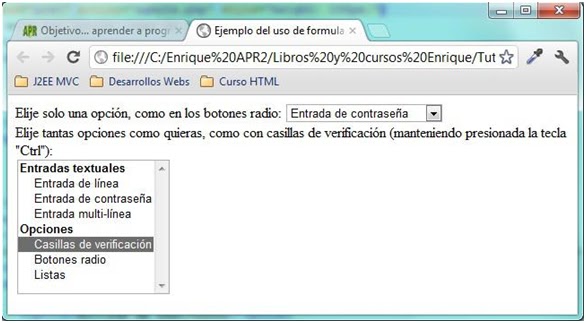 Desarrollo Web Php: Sesión: Formularios de HTML