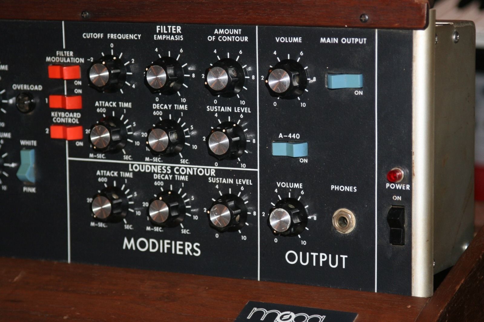 MATRIXSYNTH: MINIMOOG MODEL D VINTAGE SYNTHESIZER EARLY OSCILLATOR ...