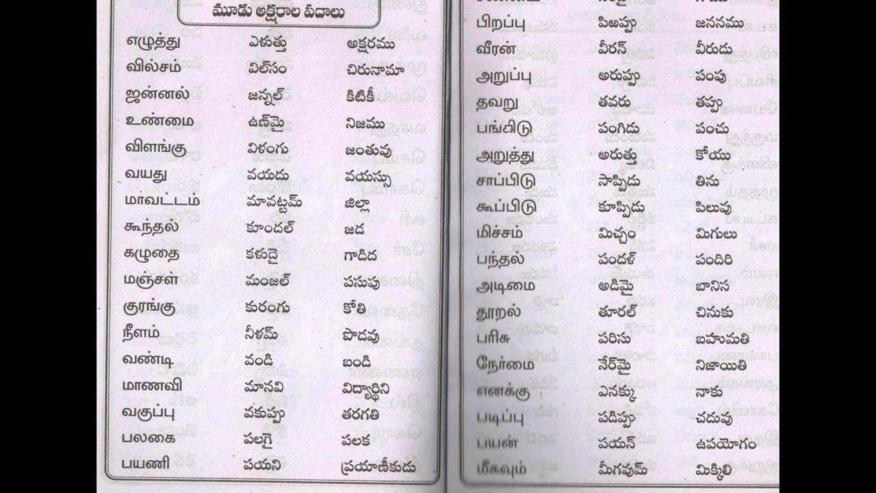 Learn Tamil In 30 Days Pdf Scribd India