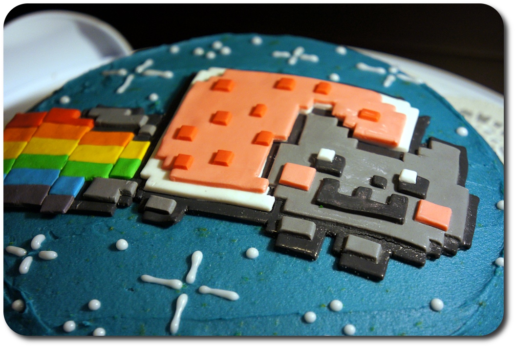 MiNa's Food Adventures: Nyan Cat Birthday Cake