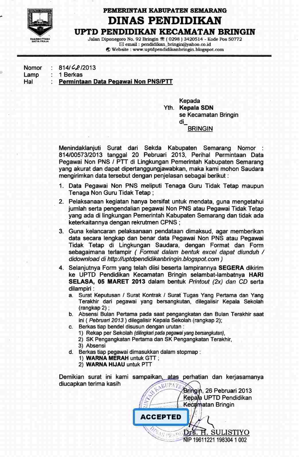 UPTD Pendidikan Kec. Bringin: Februari 2013