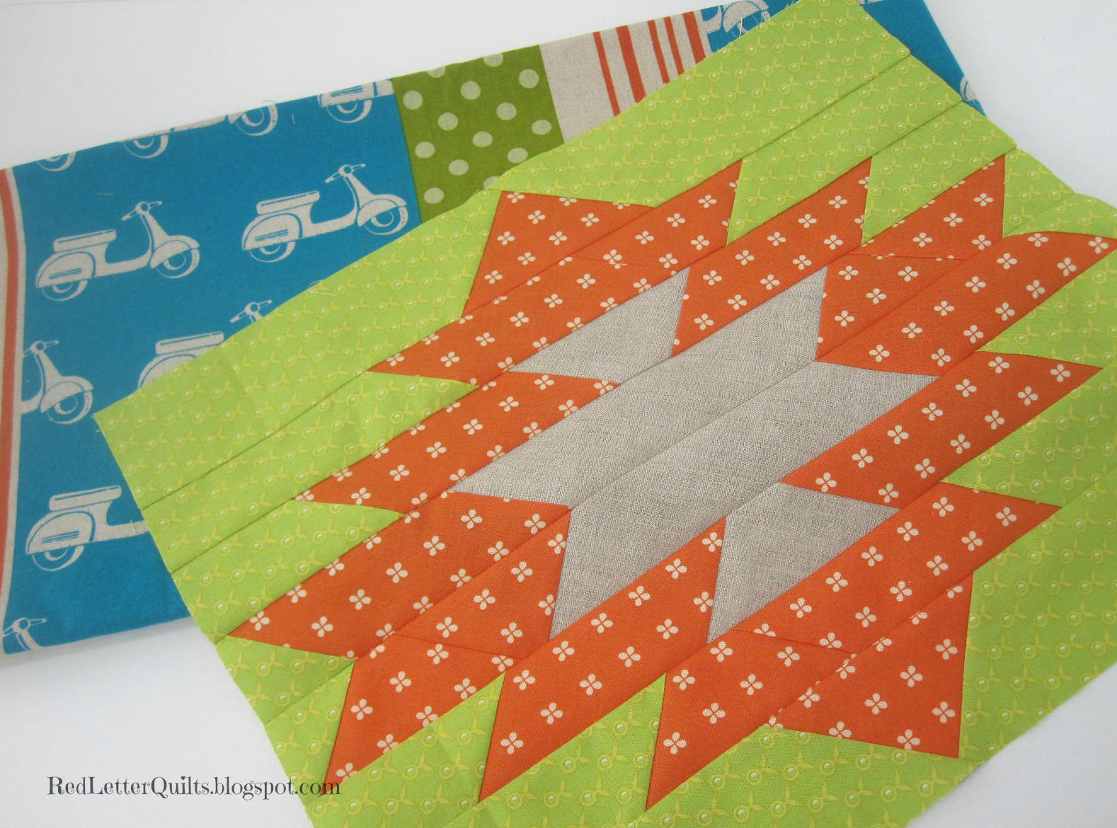 Red Letter Quilts: Southwest Summer Quilt Block Tutorial
