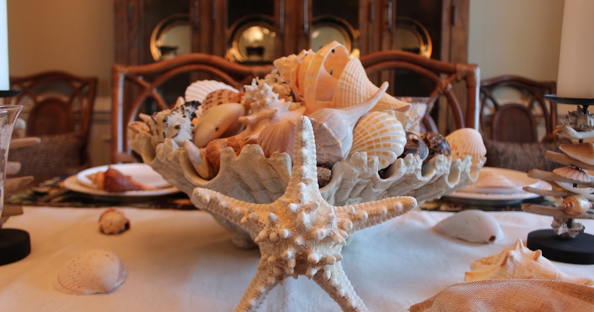 Designs by Pinky: A Summer Table with Shells