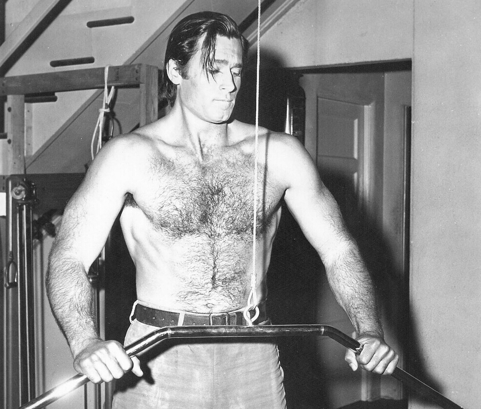 my new plaid pants: Good Morning, Gratuitous Clint Walker