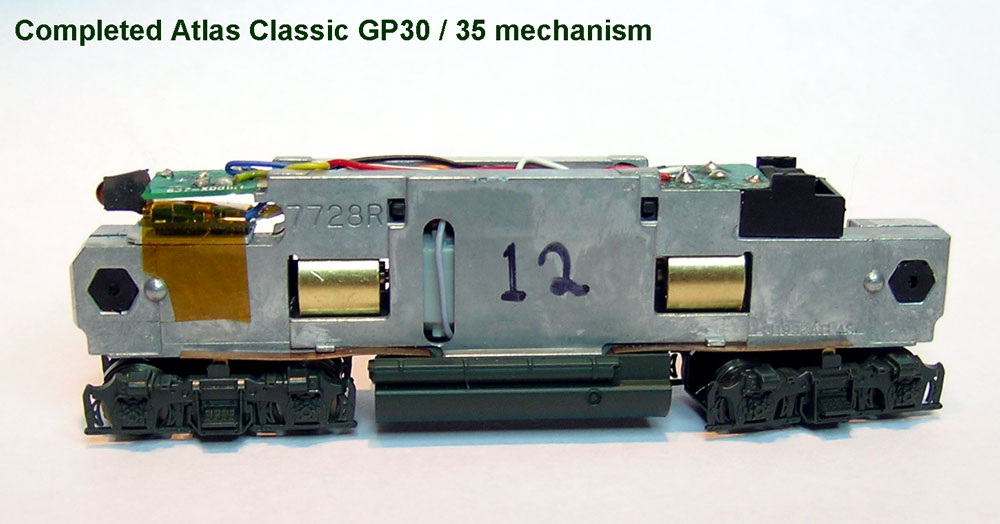 N Scale DCC Decoder Installs: Lenz Silver Mini in an Atlas Classic GP35