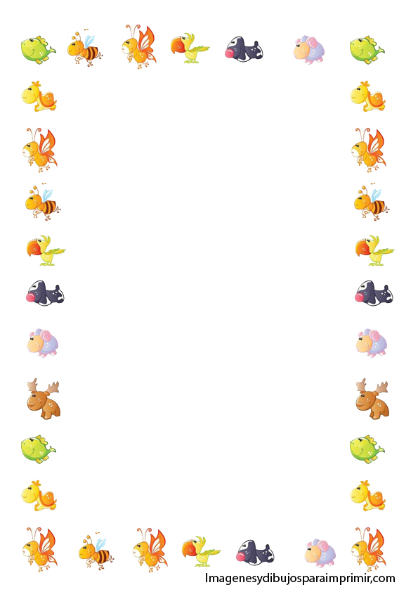 Marcos para folios infantiles para imprimir | Marcos para fotos ...