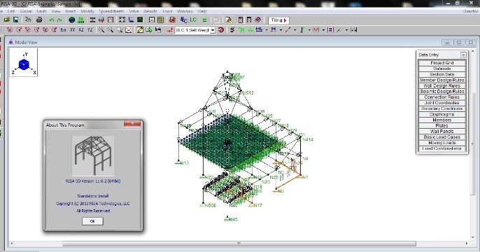Civil Engineering World: RISA 3D v11.0.2