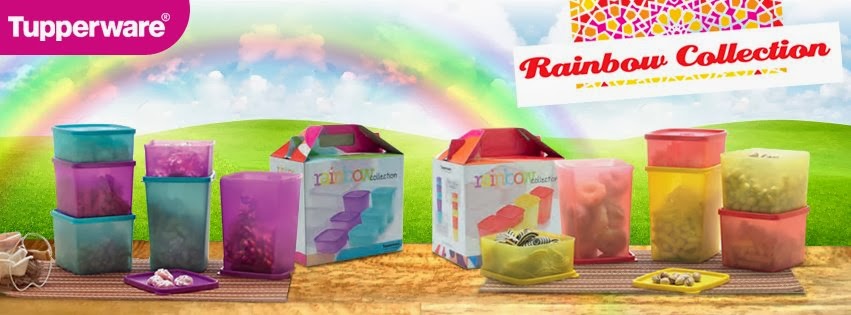 Tupperware Promo: Rainbow Collection Produk Tupperware Indonesia