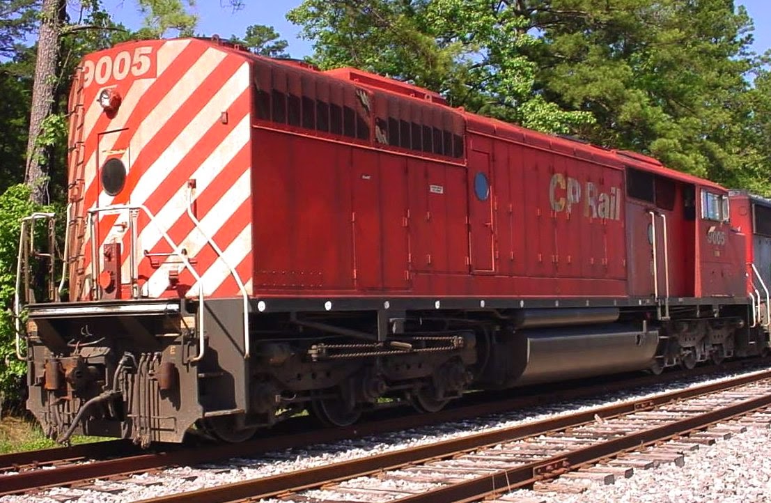 CP Rail Manitoba & Minnesota Subdivision: CP Rail's SD40-2F Red Barns
