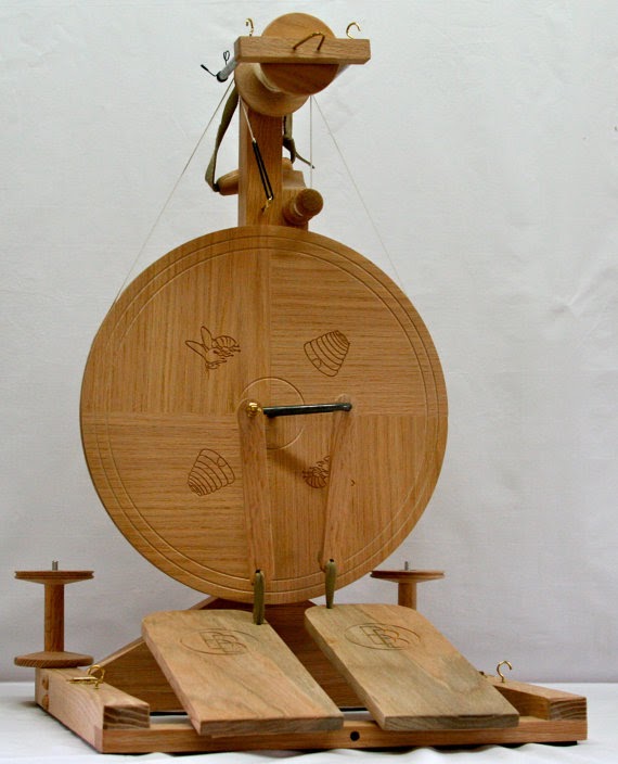 Hopkins Studio : Bluebonnet's Honeybee Spinning Wheel- First Impression