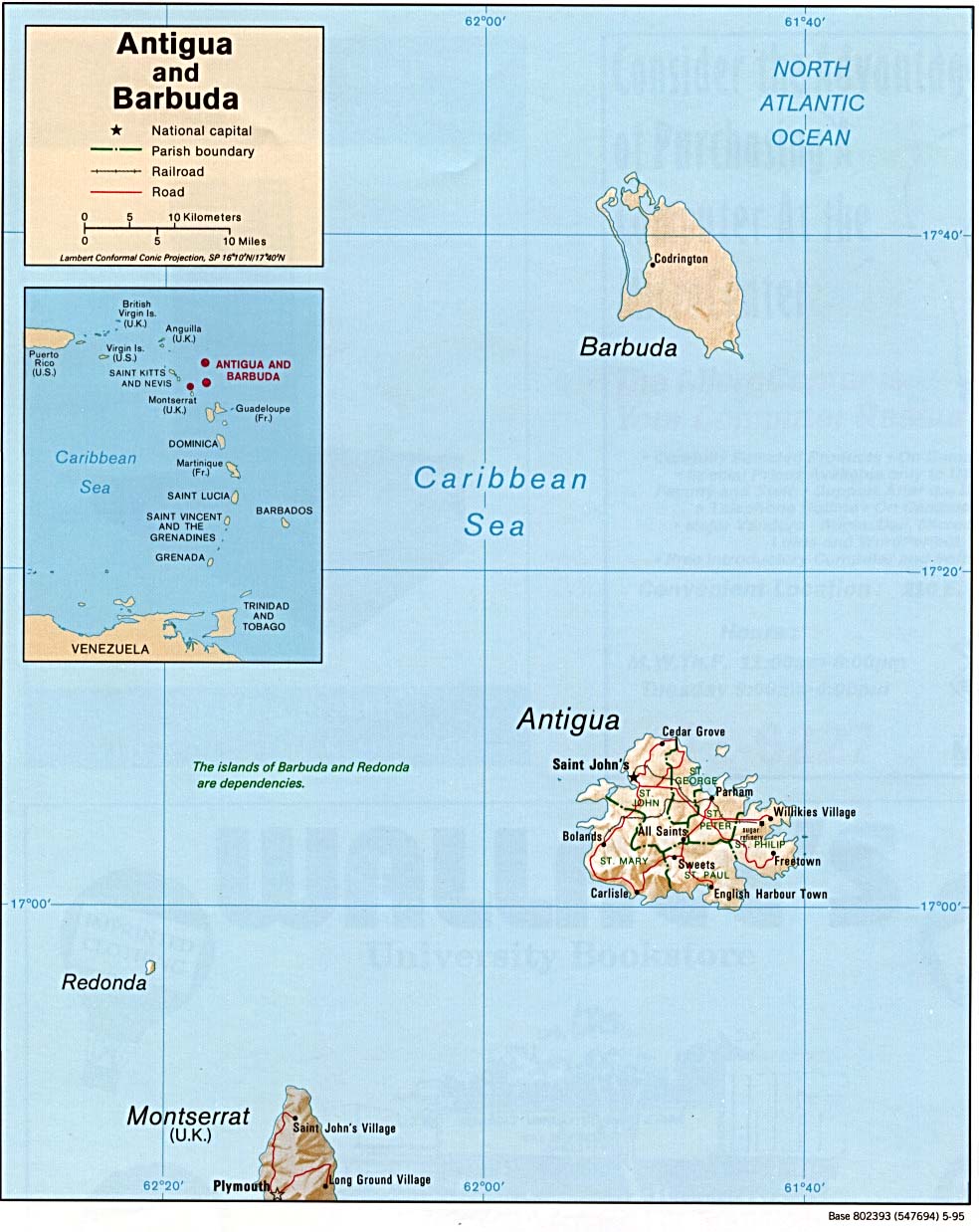 Mapas de Antigua e Barbuda - Geografia Total™