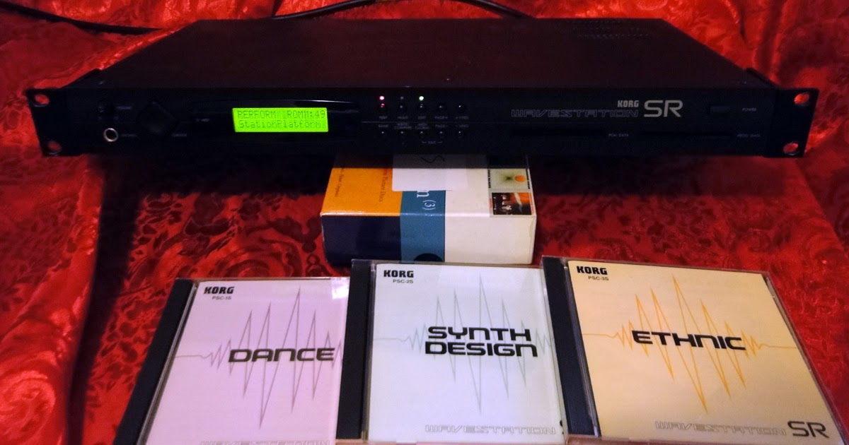 MATRIXSYNTH: KORG WAVESTATION SR + PSC-1S 2S 3S (rarest wavestation cards!)
