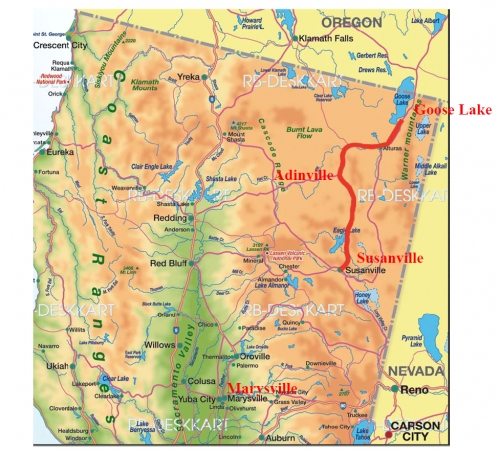 Wes' Travels to California Lakes: Goose Lake - Modoc County, California