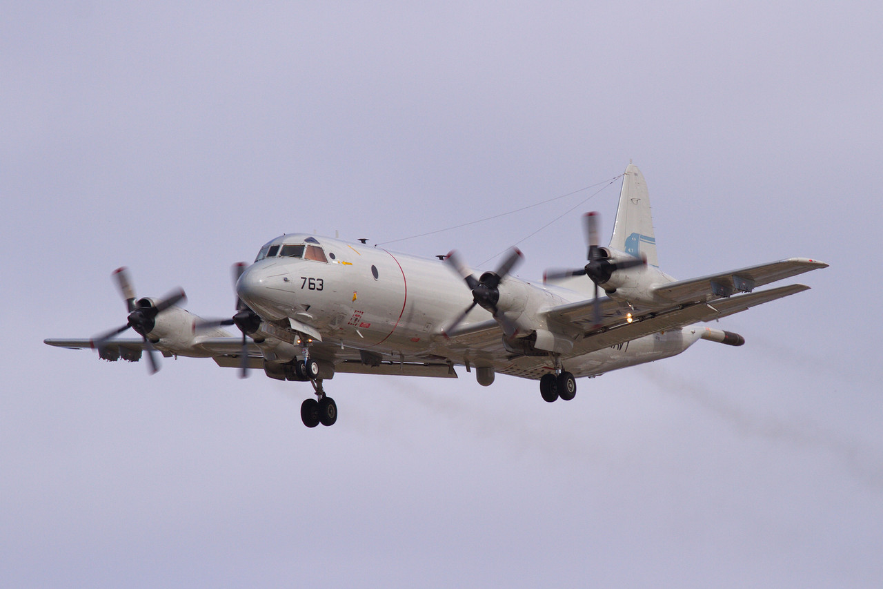Far North Queensland Skies: US Navy P-3 Orion 161763 arrives