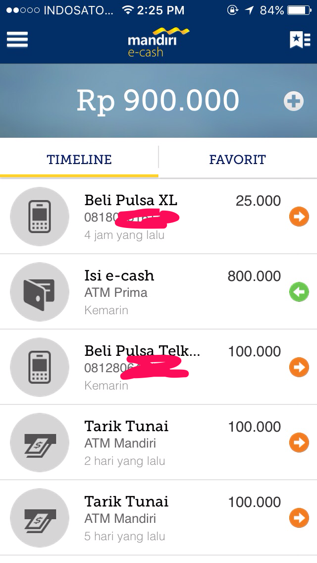 Pengalaman Menggunakan Layanan E-money Mandiri E-cash di Smartphone