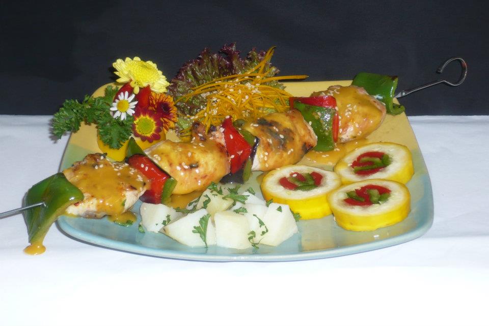 Cocina casera República Dominicana: Brocheta de pollo