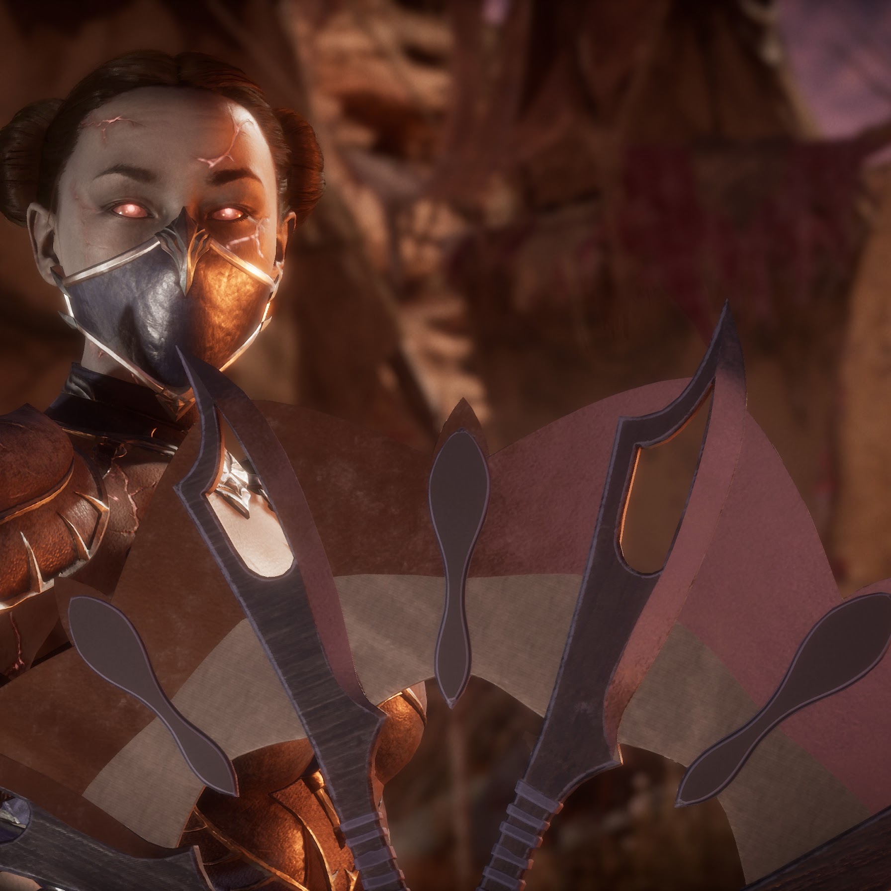 Kitana, Mortal Kombat 11, 4K, #231 Wallpaper iPhone Phone