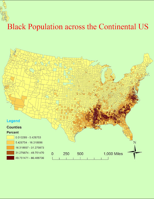 Geography 7: Lab 7: Racial Population Distribution
