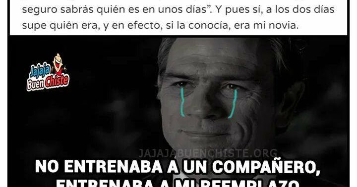 Imágenes Chistosas: Entrenaba a mi reemplazo