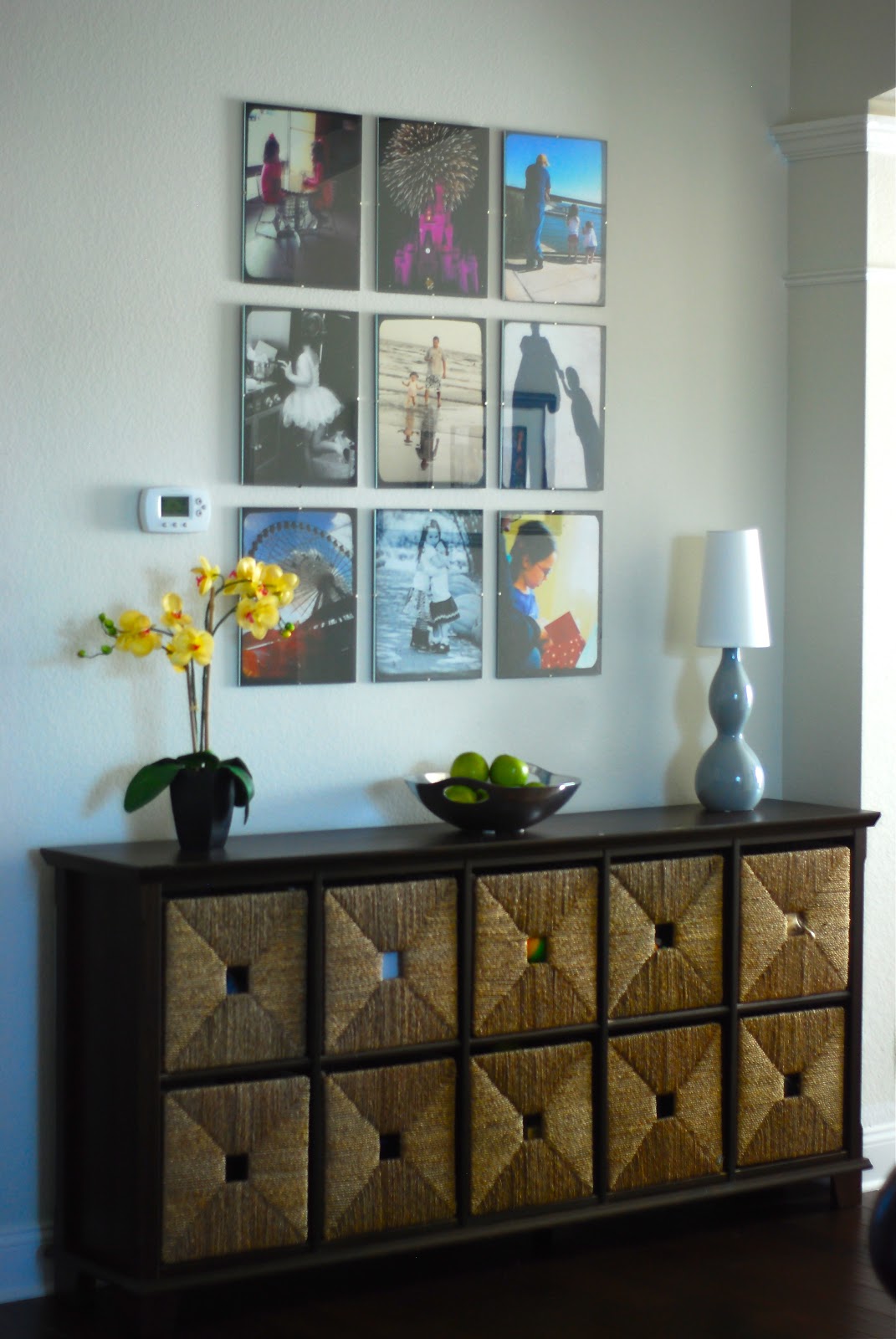 better than i could have imagined: Photo Display Wall