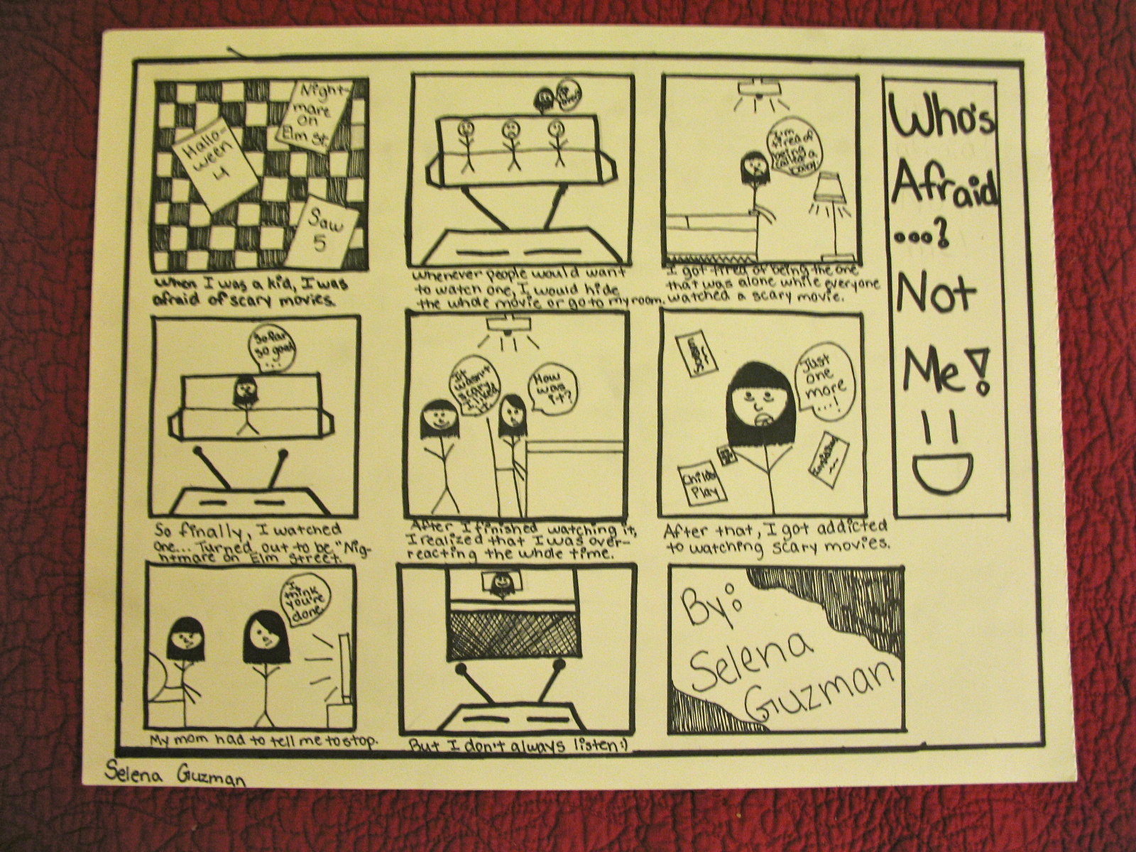 Adventures of an Artist Teacher: The finished Autobiographical Comic Strips