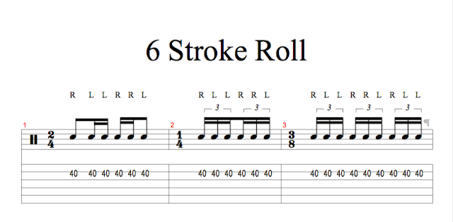 San Diego Modern Drum Lessons: The 6 Stroke Roll
